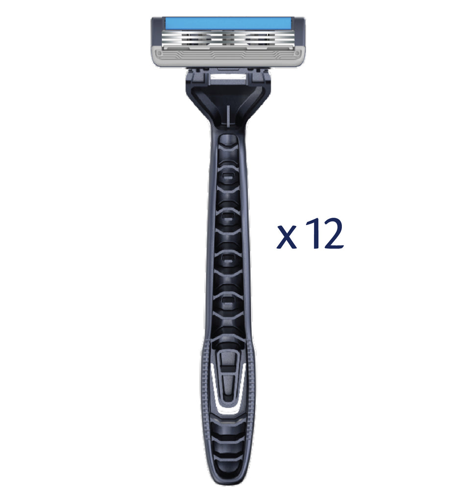 Barbasol Ultra 3 Premium Disposable Razors Value Pack Bundle | For Men